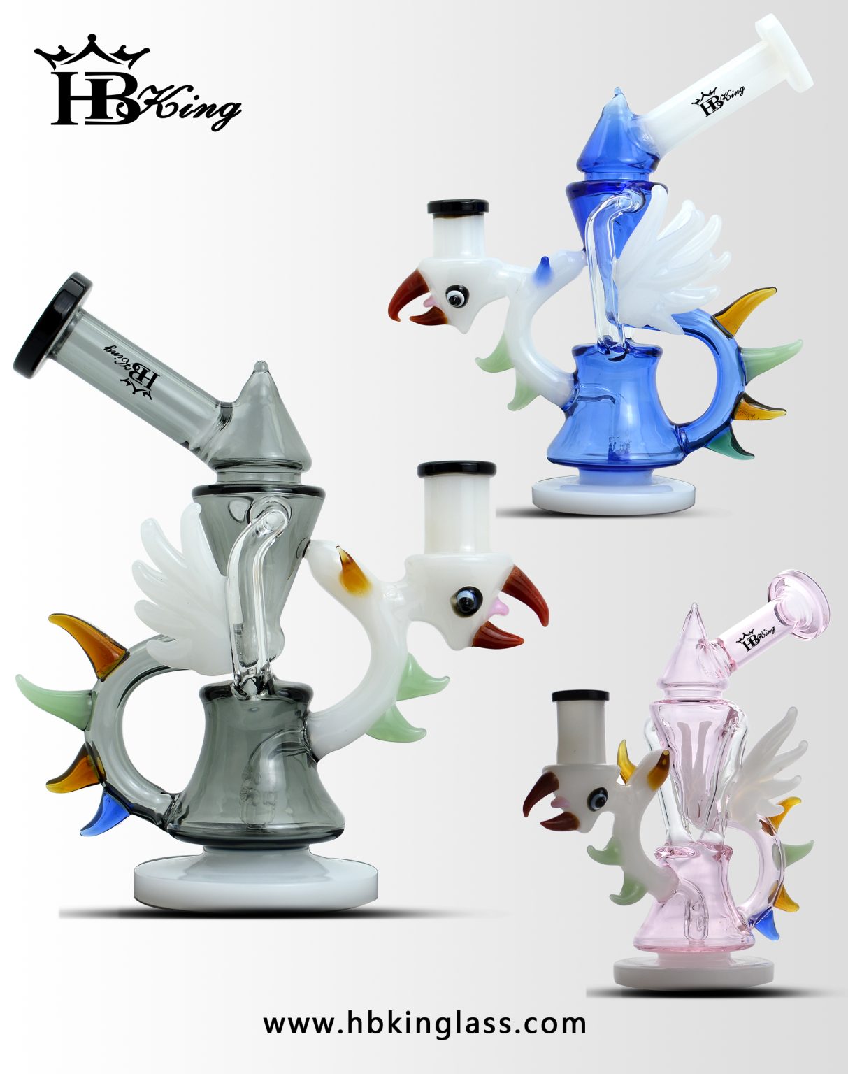 Wholesaler 7-Inch Small Dab Rig Recycler Bong Art of Smoking with the ...
